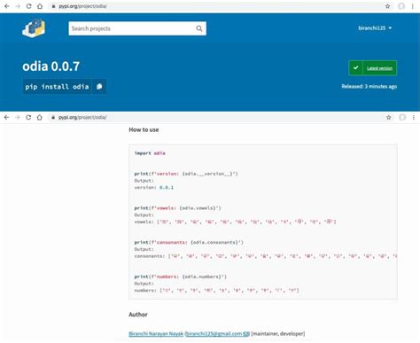 Biranchi Nayak On Linkedin Python Pypi 11 Comments