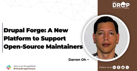 Drupal Forge A New Platform To Support Open Source Maintainers