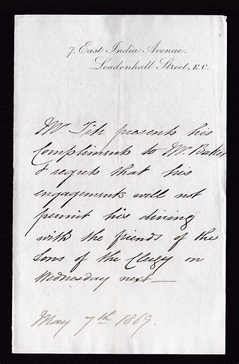 Gb 1865 1902 Letters On Headed Notepaper Signed Identified Priced