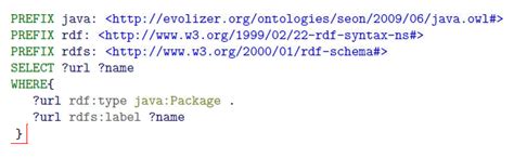 Listing Syntax Highlighting For Sparql Query Tex Latex Stack Exchange