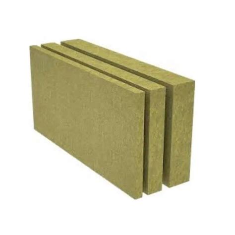 High Density Rockwool Thermal Resistance Panel Made Of Rock Wool Fibers