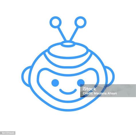 로봇 머리 아바타 벡터 디자인입니다 만화 로봇 머리 아이콘 0명에 대한 스톡 벡터 아트 및 기타 이미지 0명 Brand Name Online Messaging