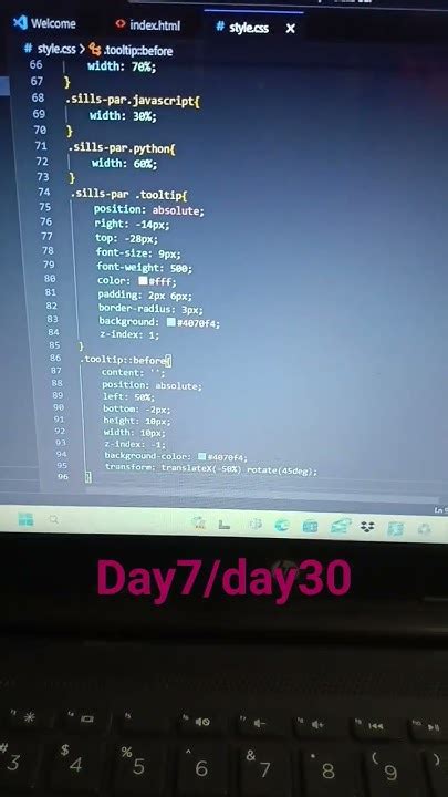 Day7day30 Skills Bar Project Htmlcss Html Coding Animation