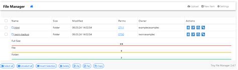 File Manager — Interworx Documentation