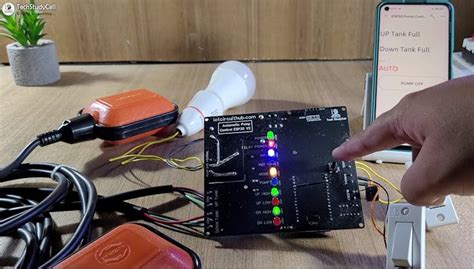 iot based water level controller using esp32 blynk details