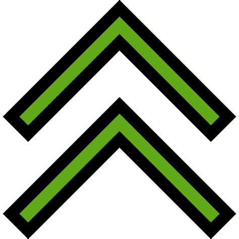 Up Chevron Generic Outline Color Icon