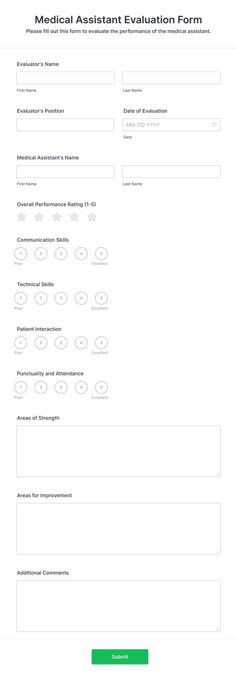 Medical Employee Evaluations