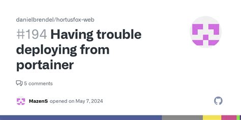 having trouble deploying from portainer · issue 194 · danielbrendel hortusfox web · github