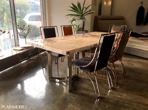 크로스 천연대리석 6인용 식탁세트 가구 식탁추천 고급식탁 식탁세트 6인용식탁 가구추천ㅣ 고급수입가구 브랜드