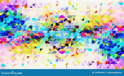 Abstract Colorful Triangle Shapes Pattern Design Stock Illustration Illustration Of Creative