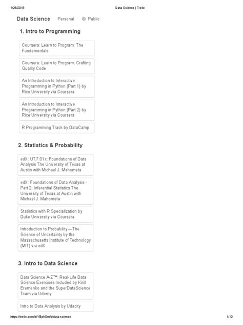 Data Science Trello Pdf Cloud Computing Analytics