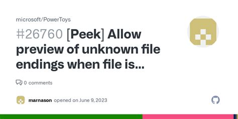 [peek] allow preview of unknown file endings when file is text encoded