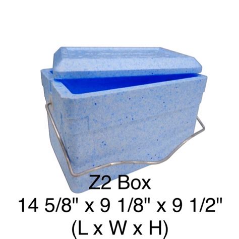 Z2 Model Styro Box Styrobox Styrofoam Ice Chest Ice Box Ice Cooler Styrofoam