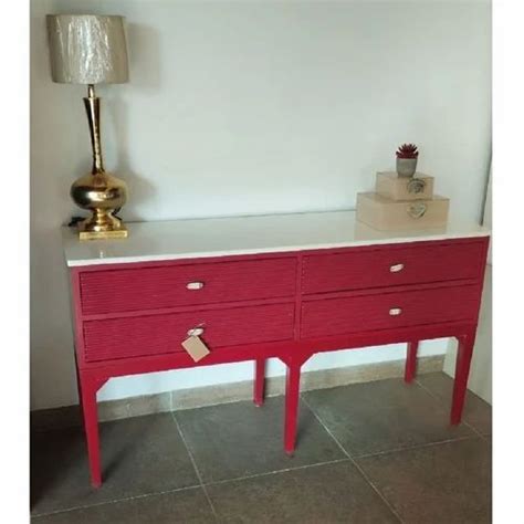 Rectangular Teak Wood Console Table With Storage At ₹ 7500 In Dehradun