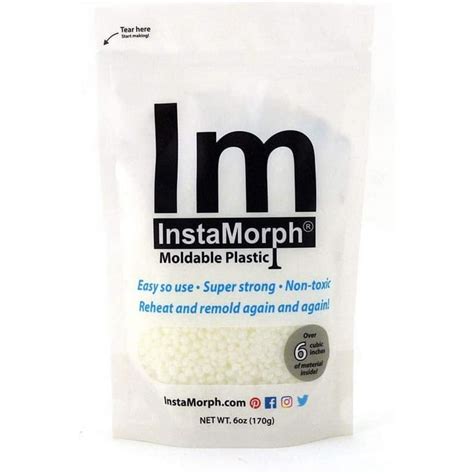 Instamorph Reusable Moldable Plastic Thermoplastic Beads Meltable
