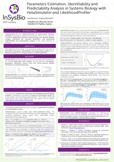 Pdf Parameters Estimation Identifiability And Predictability Analysis In Systems Biology With