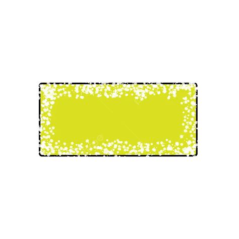 Yellow Text Box Border Quotes Frame Vector Yellow Text Box Border