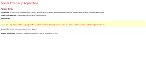 C Server Error In Net Application Stack Overflow