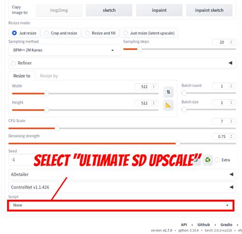 How To Use Ultimate Sd Upscale Extension In Automatic1111