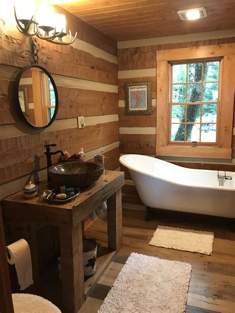 Log Cabin Bathroom Decor Ideas At Lucinda Mccathie Blog