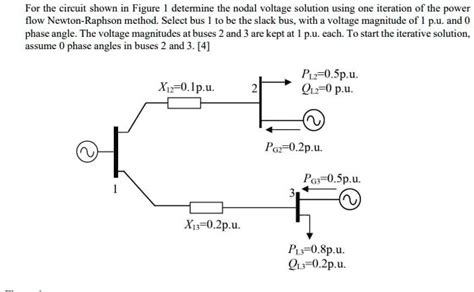 Solved For The Circuit Shown In Figure L Determine The Nodal Voltage Solution Using One