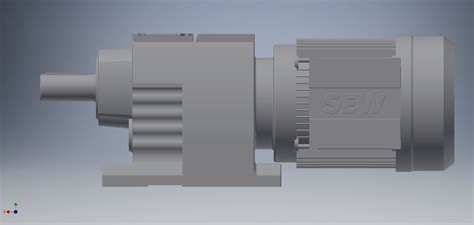 Sew减速电机iges模型图纸下载 懒石网
