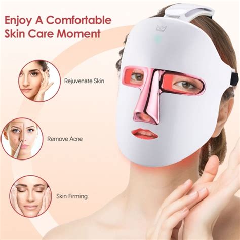 Безжична Led маска за лице за светлинна терапия Olele Bg