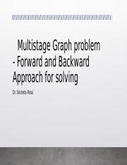 Understanding Multistage Graphs Dynamic Programming Approaches Course Hero