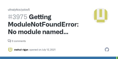 getting modulenotfounderror no module named models experimental