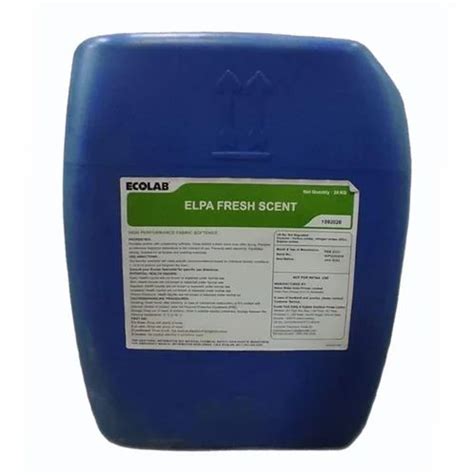 Ecolab Elpa Fresh Scent Fabric Softener Packaging Type Can Packaging Size 20 Kg At ₹ 13000
