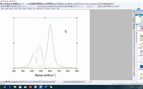 Origin拉曼拟合分峰拟合d峰g峰拟合及拉曼绘图