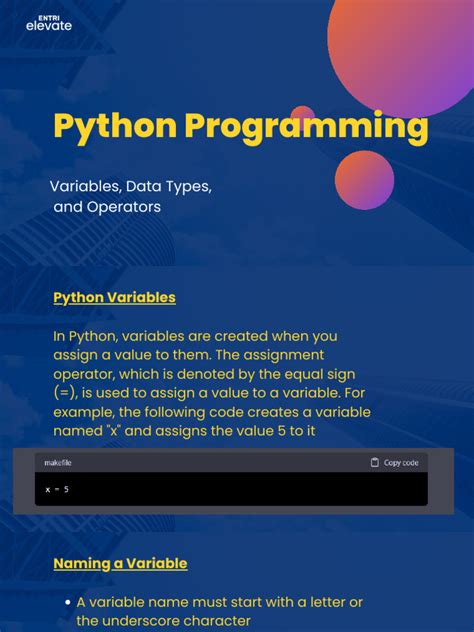 Variables Data Types Pdf