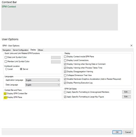 Solved Blank Epm Context Bar Sap Community