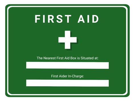 Free First Aid Templates To Edit Online