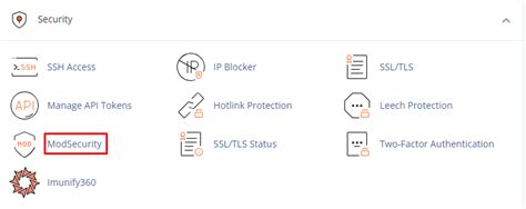How To Manage The Modsecurity Module Via Cpanel Eukhost