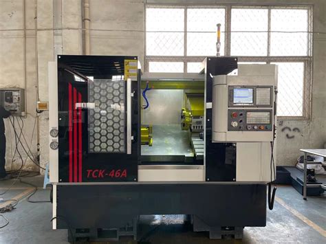 Cheap CNC Turning Tck A CNC Slant Lathe With Fanuc System China Tck A CNC Slant Lathe And