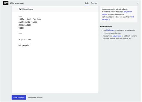 Basic Markdown Editor Removes Coverimage · Issue 9193 · Foremforem · Github