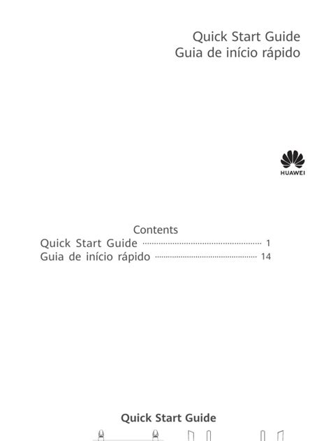 Huawei Wifi Ax2 Manual De Referência Rápida Ws700101 Pt Br