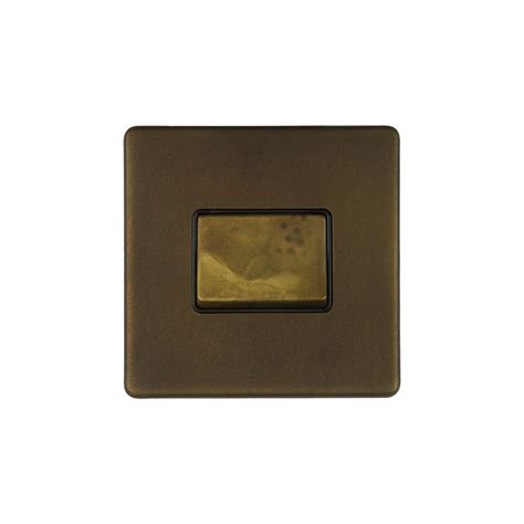 Soho Lighting Vintage Brass 3 Pole Extractor Fan Isolator Switch Elesi