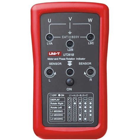 Uni T Ut261b Phase Sequence Tester Missing Phase Meter Motor Rotation Indicator Sale Banggood