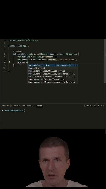 How To Execute An External Command With Java Airhacks Java Shorts