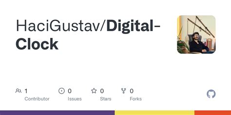 GitHub HaciGustav Digital Clock