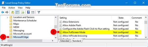 Enable Or Disable Microsoft Edge Full Screen Mode In Windows 10 Tutorials