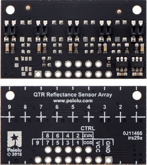 QTR MD 05RC Reflectance Sensor Array 5 Channel 8mm Pitch RC Output Buy In Australia