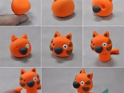 Как слепить из пластилина кошку котенка лепка кота детьми в подготовительной группе