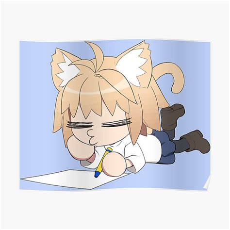 Neco Arc Poster By Youanother Redbubble