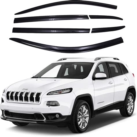 Autoclover Tape On Rain Guards Window Visors 6 Pcs Set For