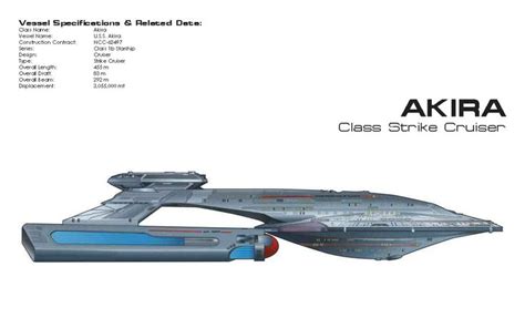 Uss Akira Star Trek Tv Star Trek Star Trek Tv Series