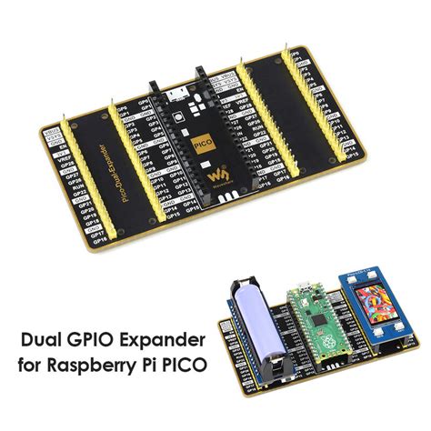 컴퓨터 사무실 듀얼 Gpio 확장기 모듈 교체 Usb 전원 커넥터 확장 보드 라즈베리 파이 피코 인터페이스 컴퓨터 부품