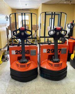 Toyota 7hbw23 Jigger Electric Pallet Truck 4500 Lbs Forklift Plus
